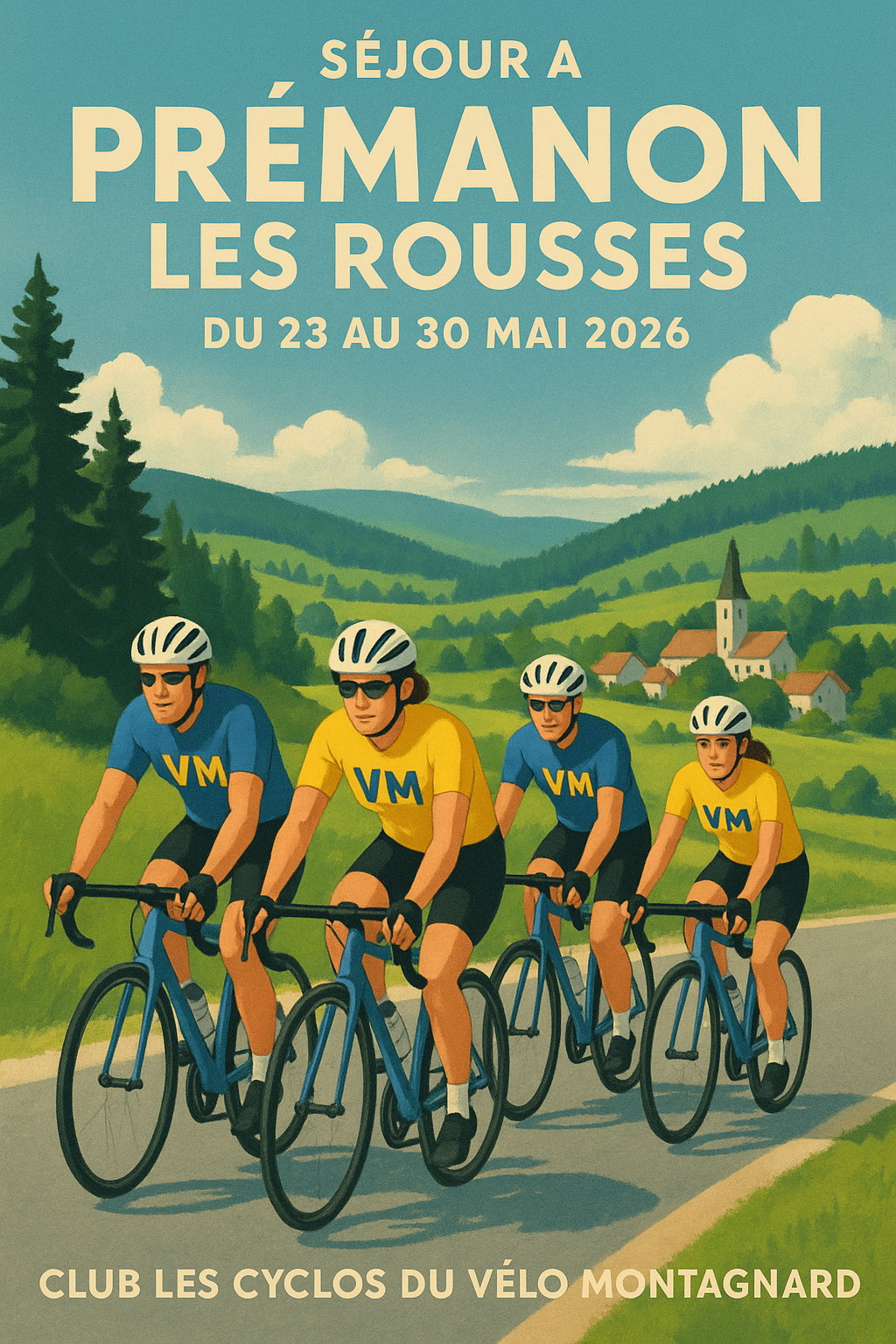 Séjour JURA à Prémanon Les Rousses – 23 au 30 mai 2026 – LES CYCLOS DU ...